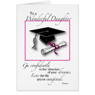 Daughter Graduation Cards & Invitations | Zazzle.co.uk