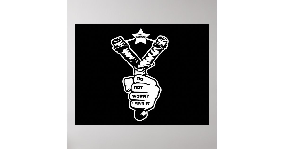 David's Slingshot Poster | Zazzle