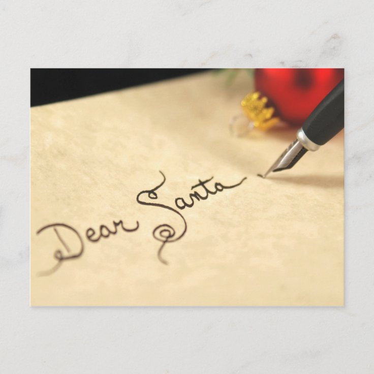 Dear Santa Postcard | Zazzle