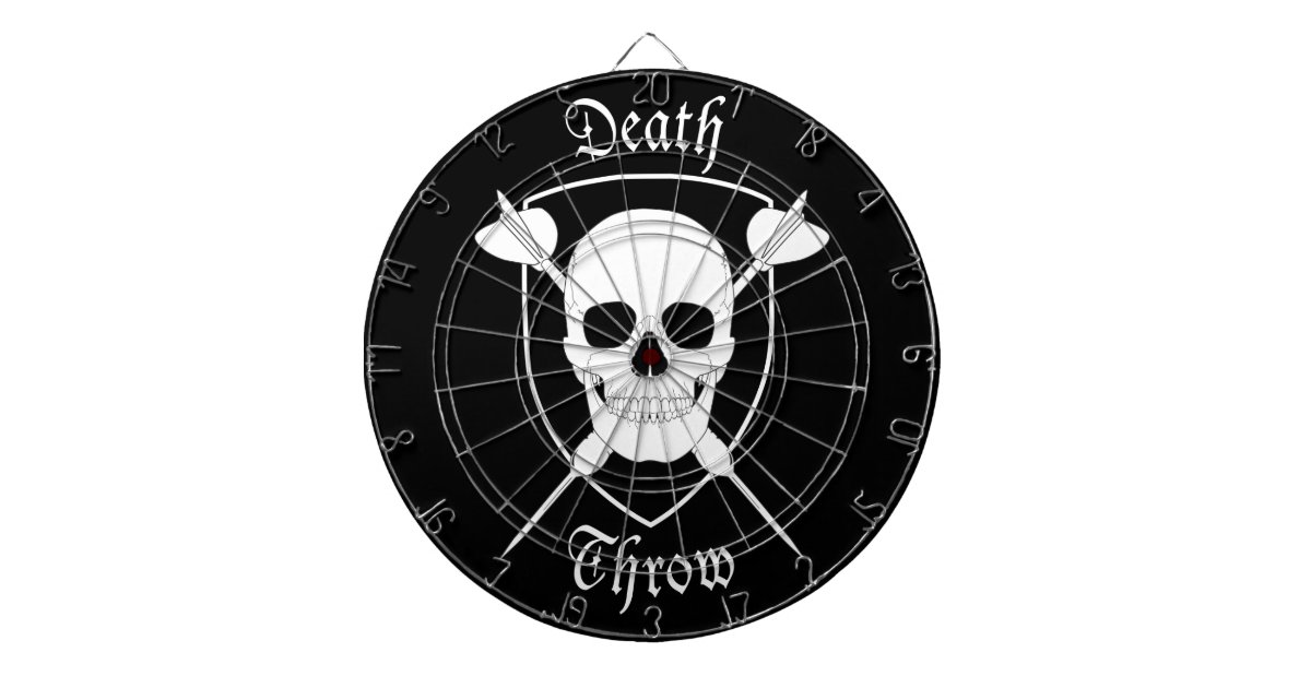Death Throw Dart Board | Zazzle