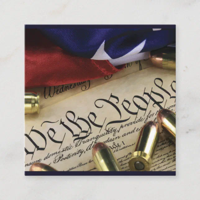Declaration of Independence Square Business Card | Zazzle