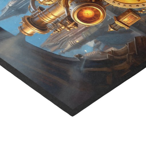 Decoupage Steampunk Steam Train Faux Ink 037 Tissue Paper | Zazzle