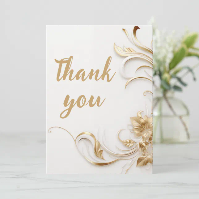 Deepest Gratitude Thank you card | Zazzle