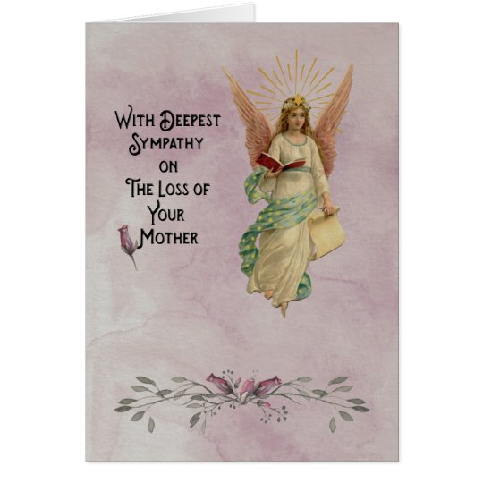 Deepest Sympathy on the loss of your Mother Card | Zazzle.co.uk
