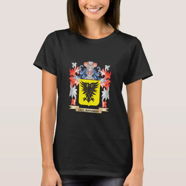 Del-Rosario Coat of Arms - Family Crest T-Shirt | Zazzle