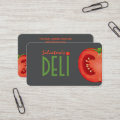 deli shop business card | Zazzle