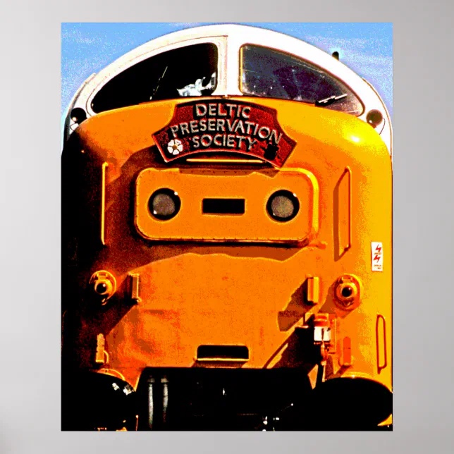 Deltic British Diesel Train Poster | Zazzle