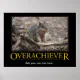 Demotivational Poster: Overachiever Poster | Zazzle