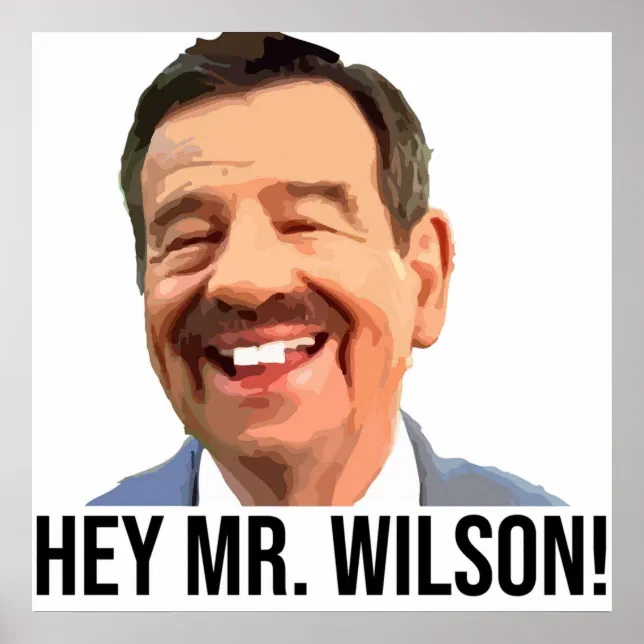 Dennis the Menace Hey Mr Wilson Poster | Zazzle