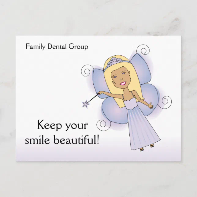 Dental Reminder Card, Keep your smile beautiful! Postcard | Zazzle