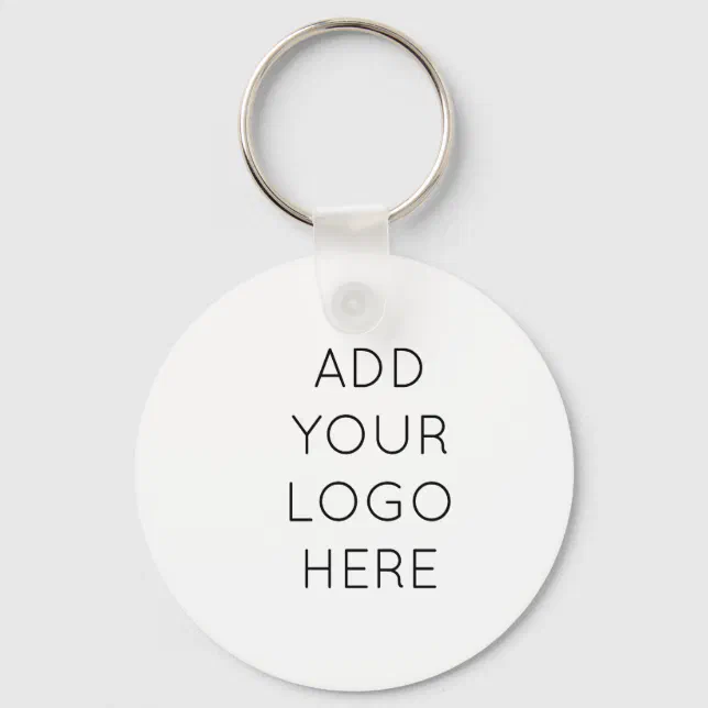 Design Your Own Custom Personalised Logo Image Key Ring | Zazzle