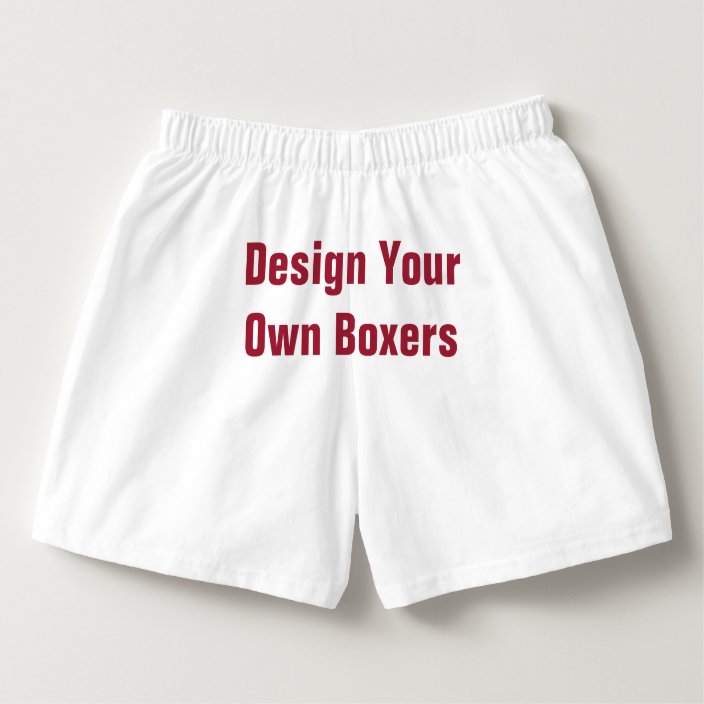 Design Your Own Men's Boxercraft Cotton Boxers | Zazzle.co.uk