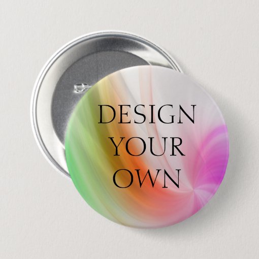Design Your Own Pin/Badge 7.5 Cm Round Badge | Zazzle