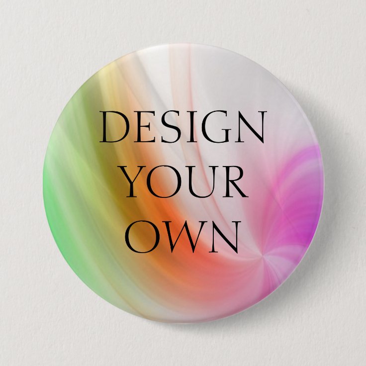 Design Your Own Pin/Badge 7.5 Cm Round Badge | Zazzle