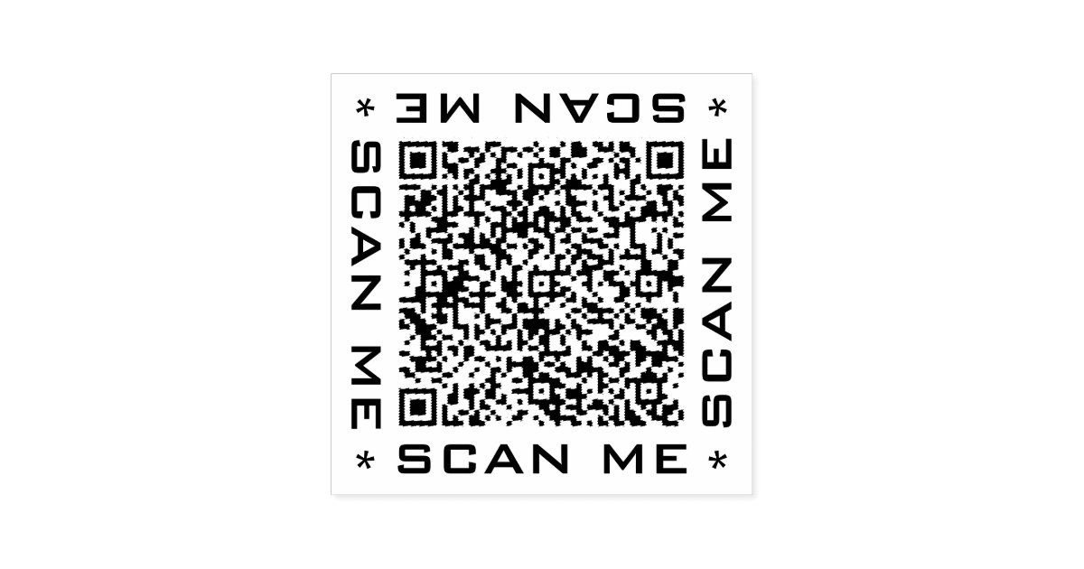 Design Your Own Promotional QR Code Stamp Template | Zazzle