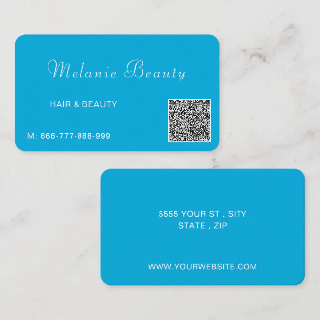 Design Your Own QR Code Business Card Template | Zazzle