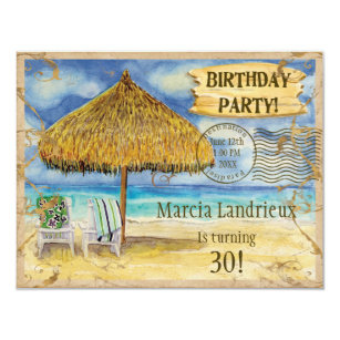 Caribbean Party Invitations & Announcements | Zazzle UK