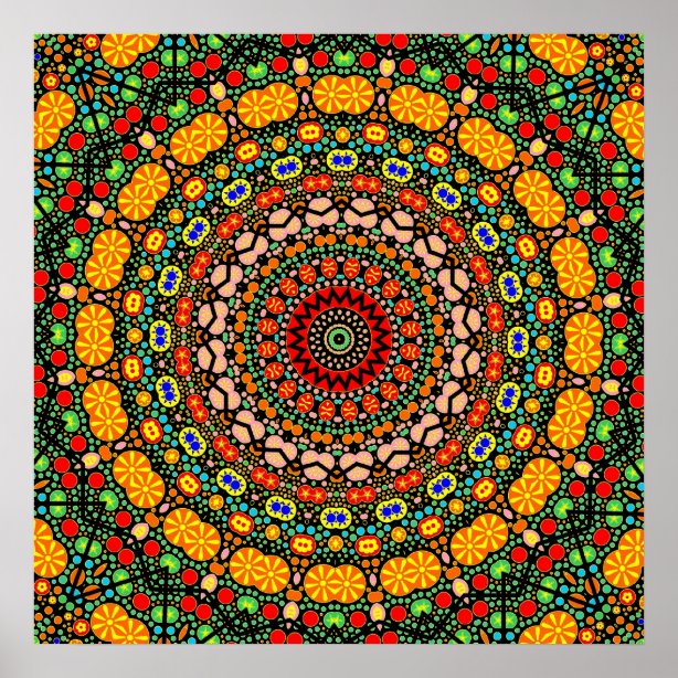 Mandala Posters & Prints | Zazzle UK
