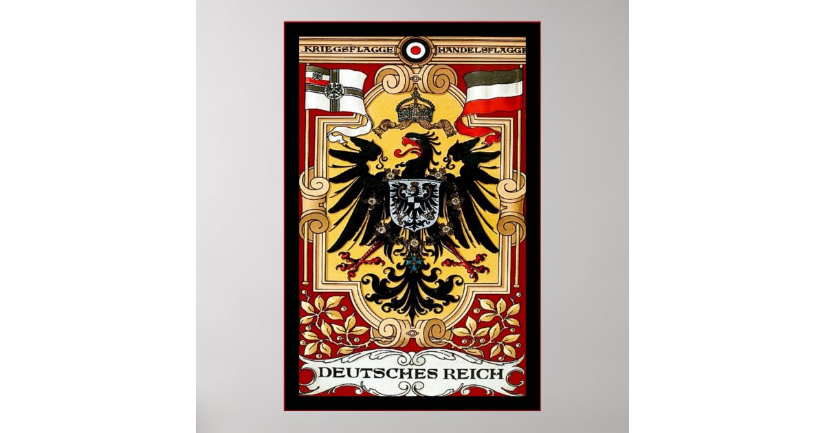 Deutsches Reich ~ Vintage German WW1 Poster | Zazzle
