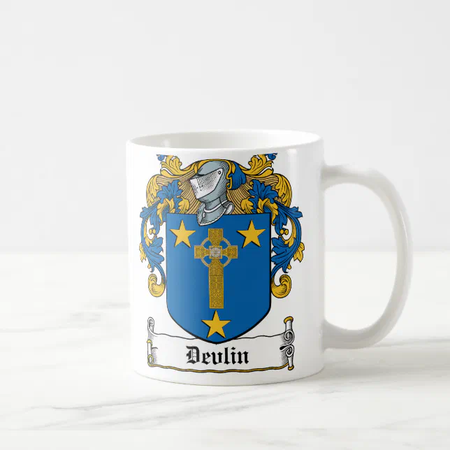 Devlin Family Crest Coffee Mug | Zazzle