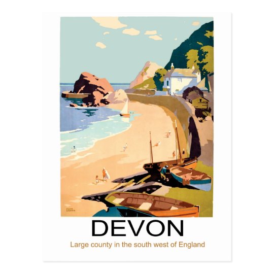 Devon Coast, England Postcard | Zazzle.co.uk