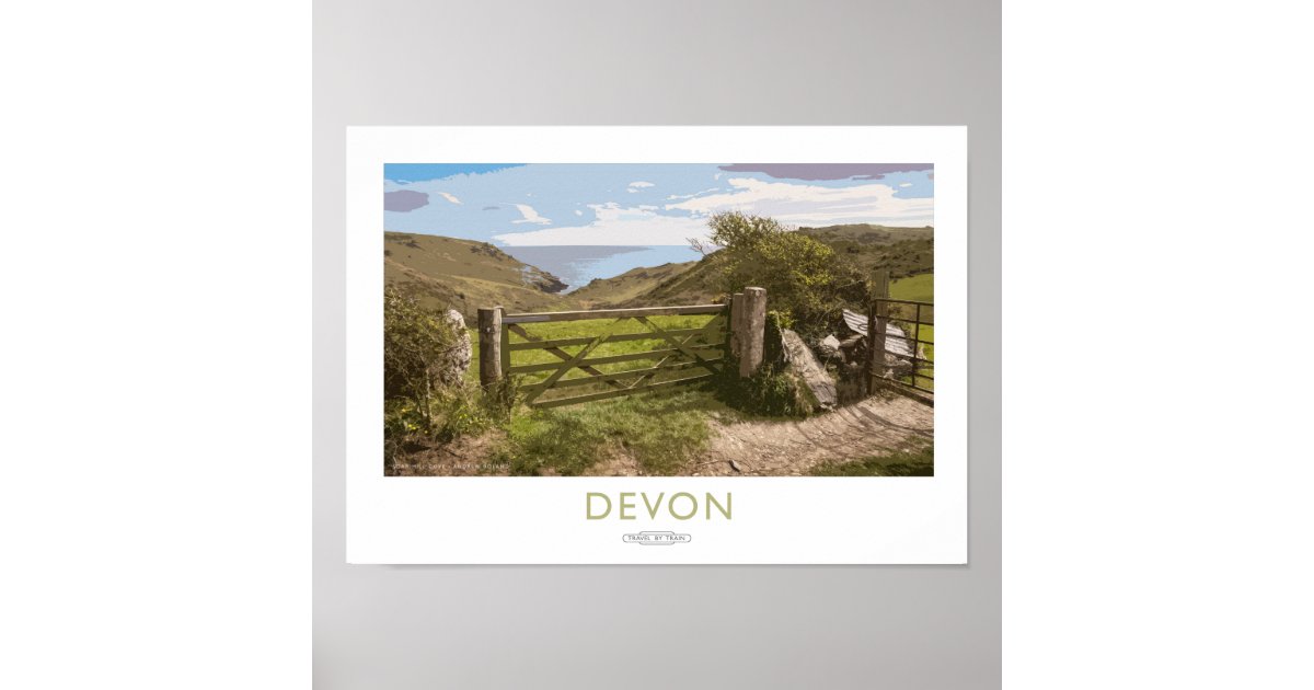 Devon Railway Poster | Zazzle