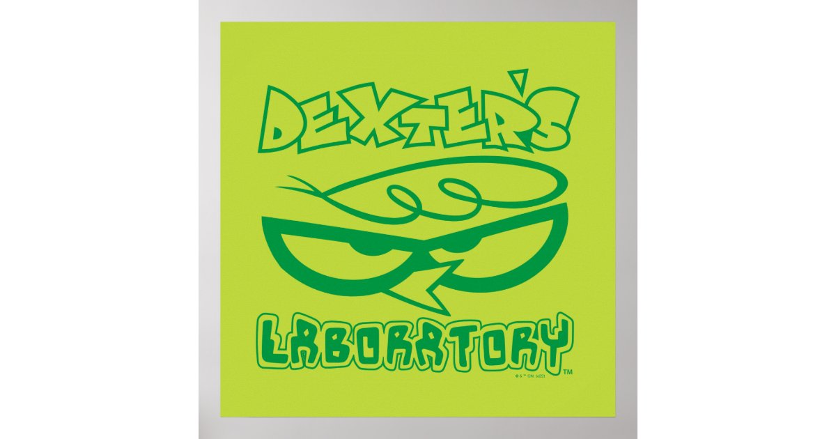 Dexter's Laboratory Face Logo Poster | Zazzle
