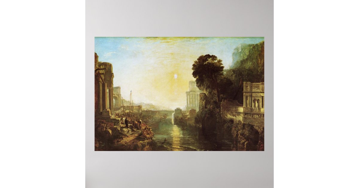 Dido Building Carthage Poster | Zazzle