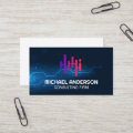 Digi Background Modern Logo Business Card | Zazzle
