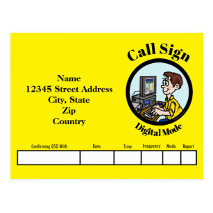 Ham Radio Qsl Cards | Zazzle UK
