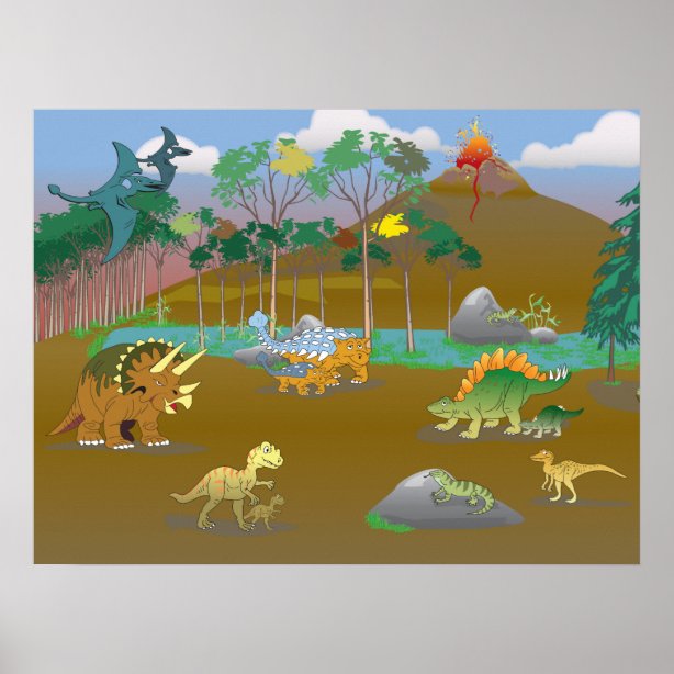 Dinosaur Posters & Prints | Zazzle UK