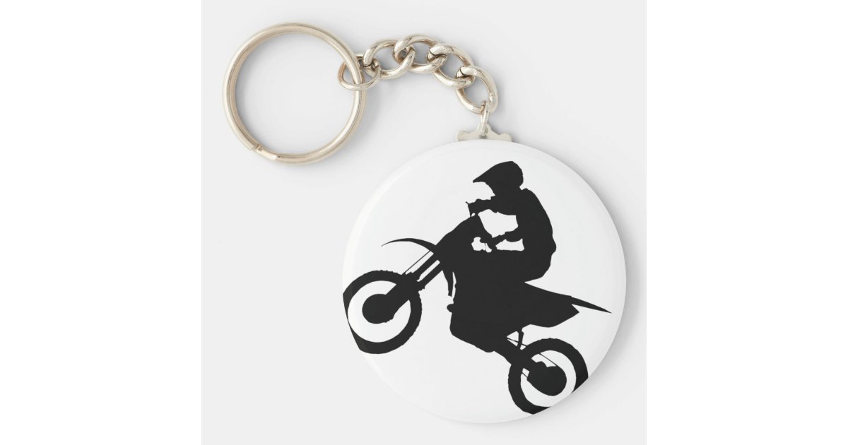 DIRT BIKE KEY RING | Zazzle