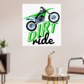 Dirt racing poster | Zazzle