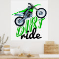 Dirt racing poster | Zazzle