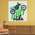 Dirt racing poster | Zazzle