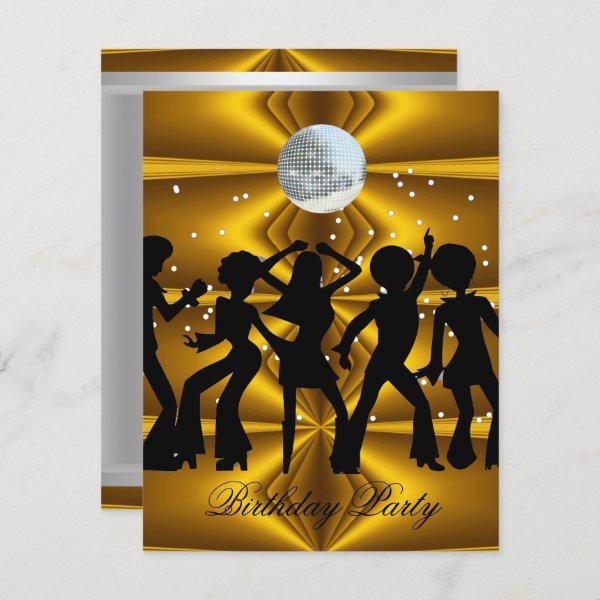 Disco Party Invitations | Zazzle UK
