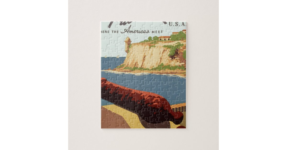 Discover Puerto Rico, Where the Americas meets Jigsaw Puzzle | Zazzle