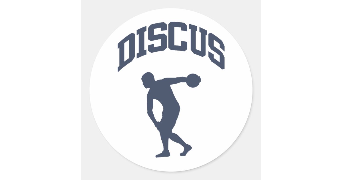 Discus Thrower Classic Round Sticker | Zazzle