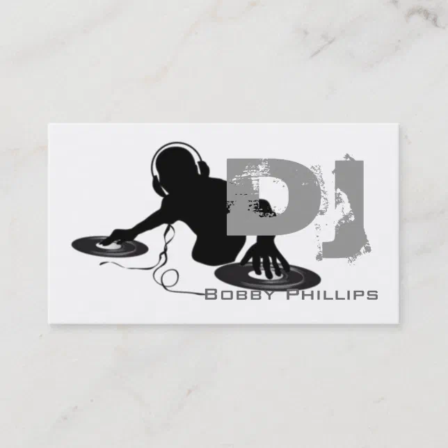 Dj business card | Zazzle