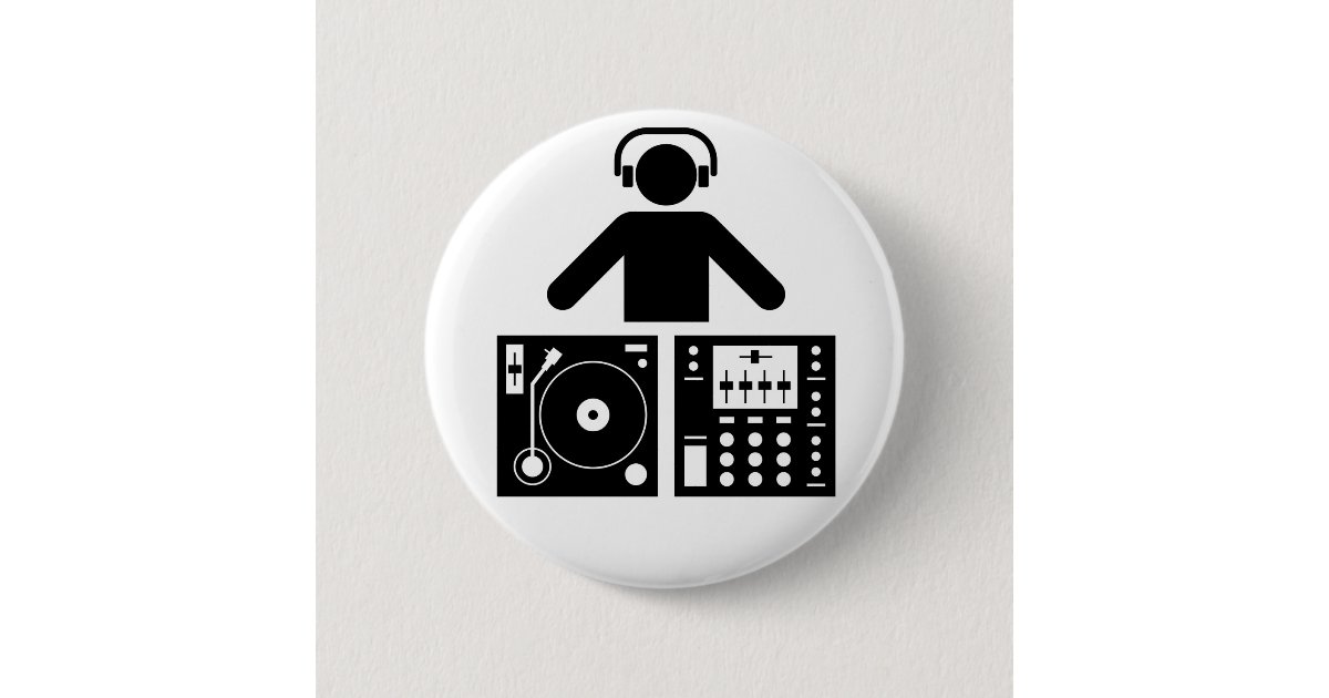DJ button | Zazzle