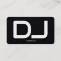 DJ Custom QR Code Premium Business Card | Zazzle