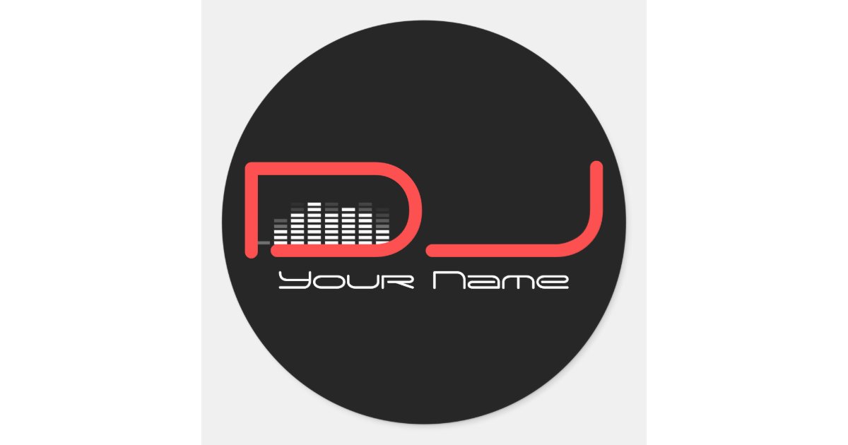 DJ Sticker | Zazzle