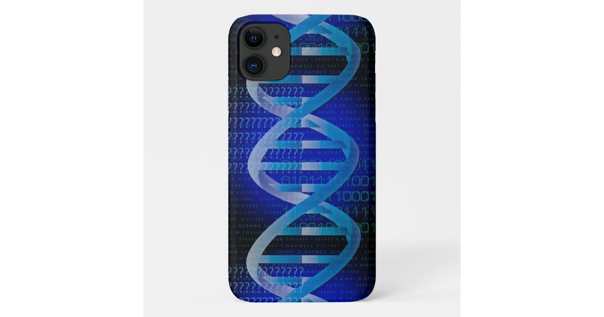 DNA ID Blue Science Case-Mate iPhone Case | Zazzle