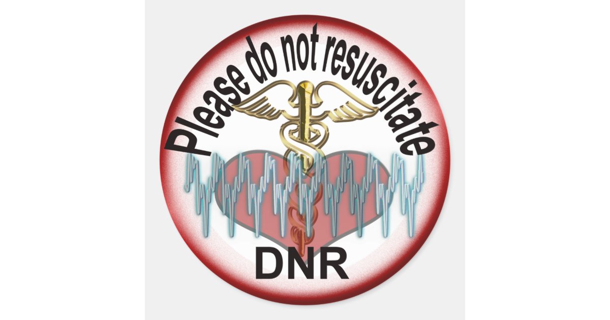 DNR alert Classic Round Sticker | Zazzle