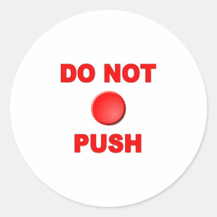 Push Stickers & Labels | Zazzle UK