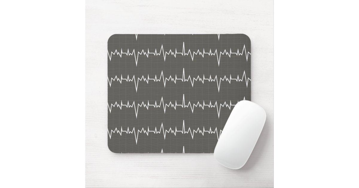 Doctor Cardiac Heartbeat Medical Hospital Health Mouse Mat | Zazzle