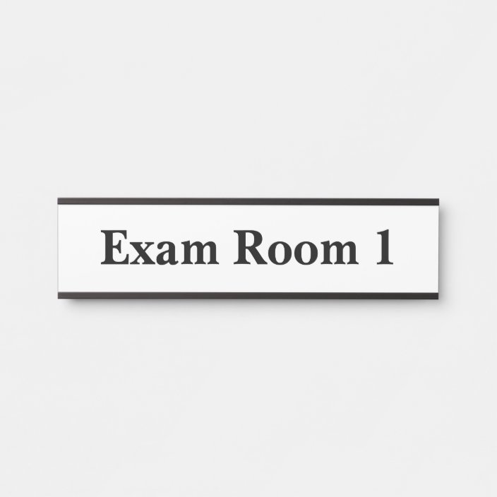 Doctor's Office Dentist Exam Room Door Sign | Zazzle.co.uk