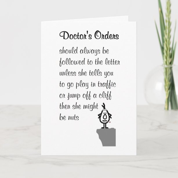 Funny Poem Get Well Cards - Well Wishes Cards | Zazzle.co.uk