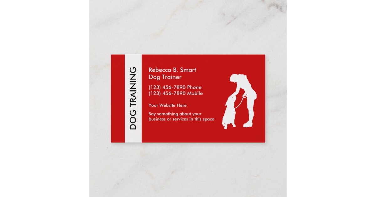 Dog Training Business Cards Zazzle Dog Training Business Cards Zazzle