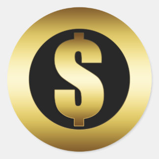 Dollar Sign Stickers | Zazzle.co.uk